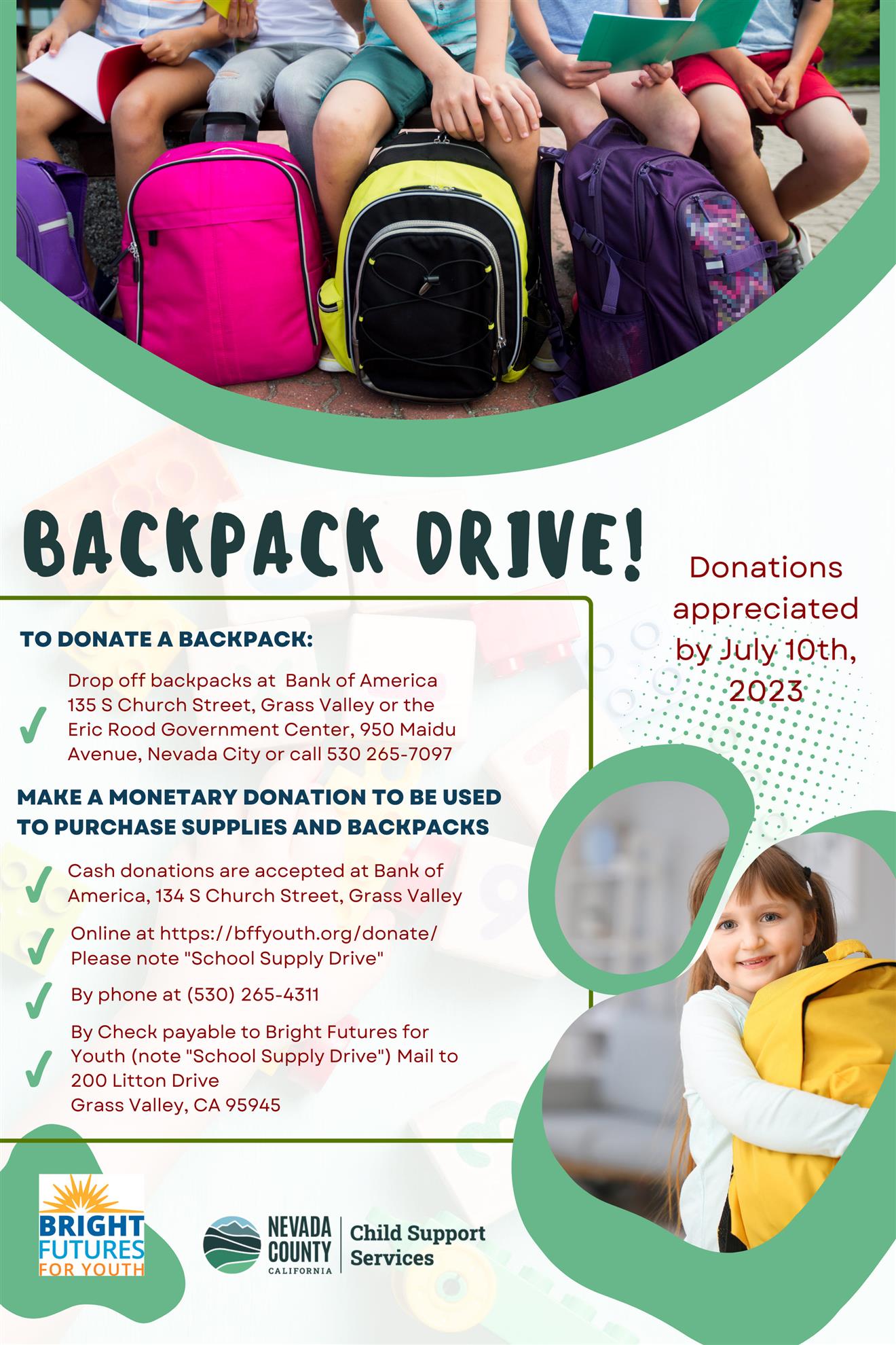 2023 Backpacks for Children | Rotary Club of Nevada City